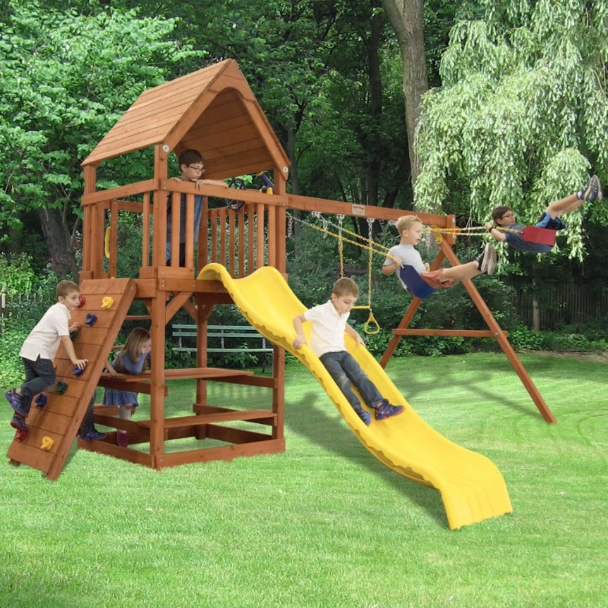 Toucan Fort Swing Set | Ultimate Outdoor Play